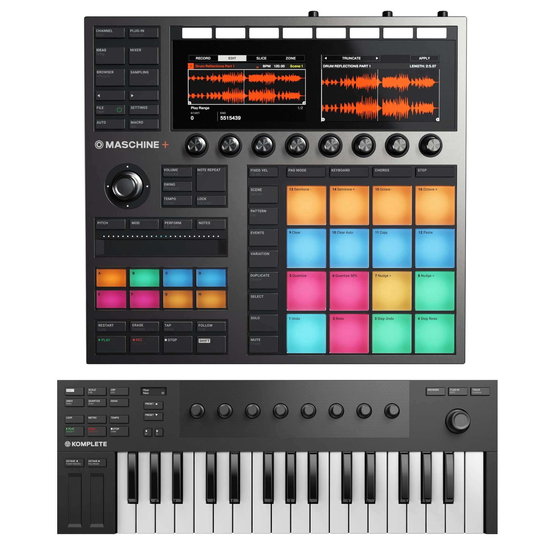 Native Instruments DJ Controller Native Instruments Maschine+ inkl ...