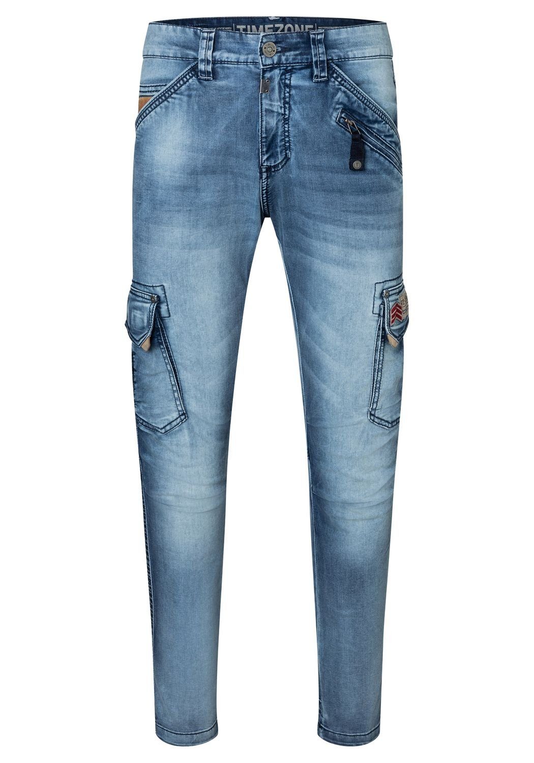Timezone Straight Jeans Regular Rogertz Cargo Jeans Mit Stretch
