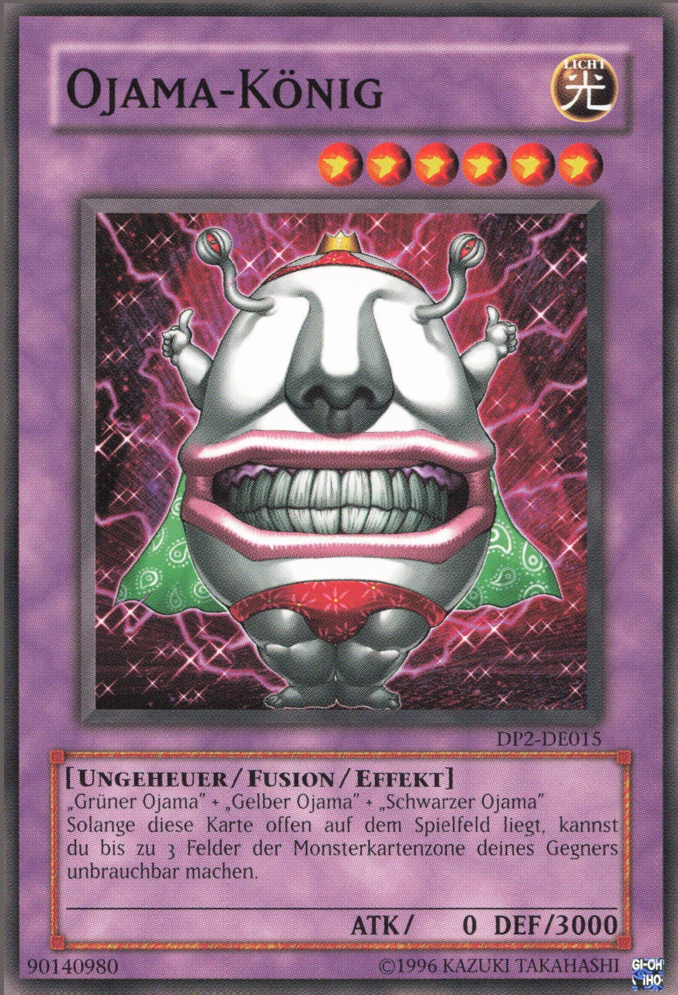 ReCollectibles Sammelkarte YuGiOh Karte Ojama-König deutsch, Yu-Gi-Oh ...