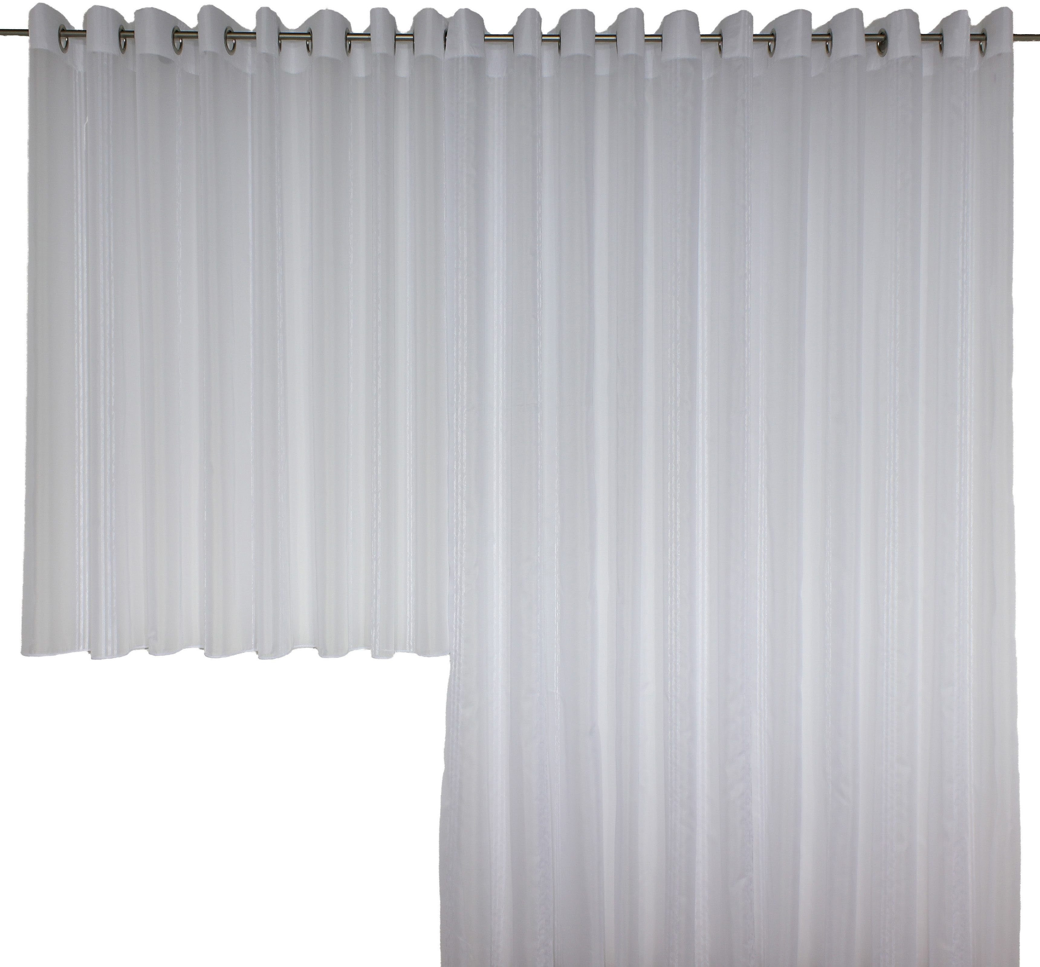 Preisvergleich für Gardine Chloé, Wirth, Ösen (1 St), halbtransparent ...