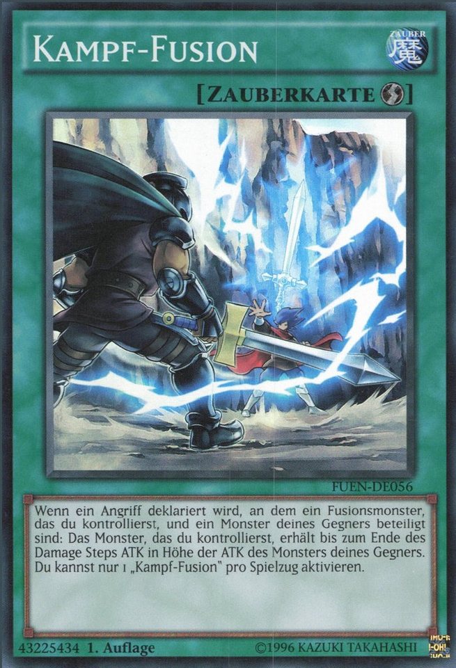 Recollectibles Sammelkarte Yugioh Karte Kampf Fusion Deutsch Yu Gi Oh