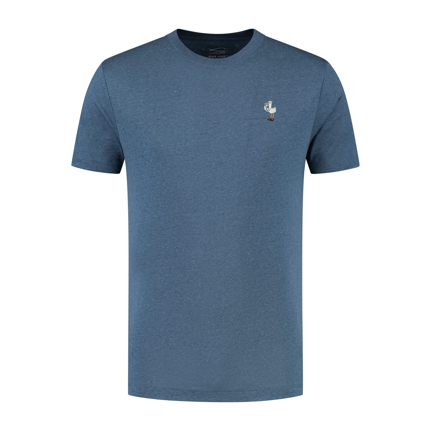 Blue Loop T-Shirt Blue Loop Herren Denimcel Bird Watcher T-Shirt