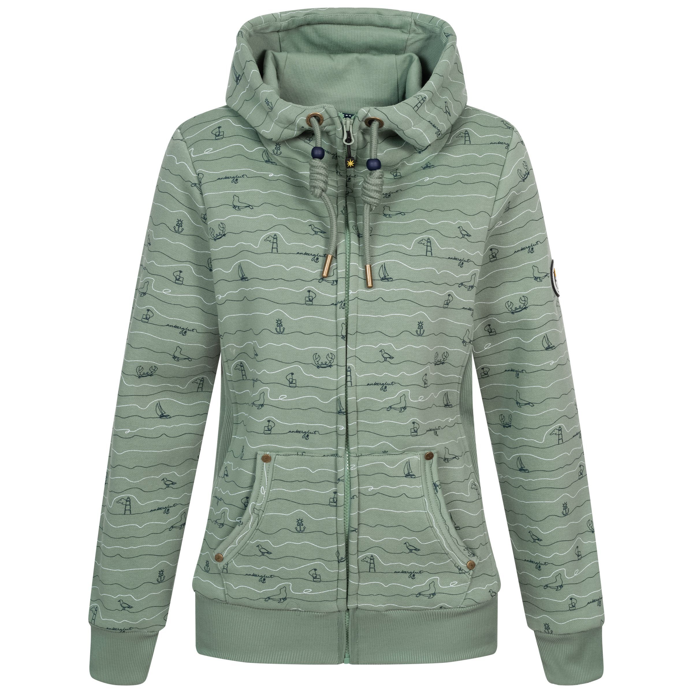 Deproc Active Kapuzensweatjacke Ankerglutwelle Women New Cs Auch In