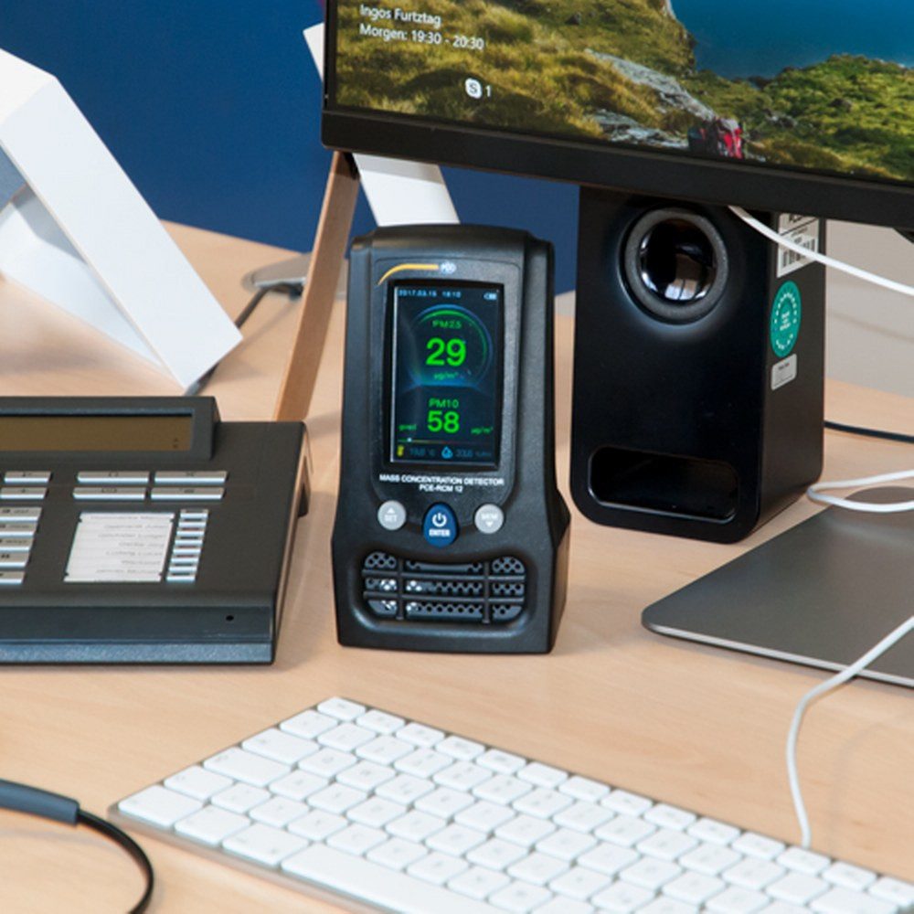 PCE Instruments Thermodetektor Feinstaubmessgerät PCE-RCM 12