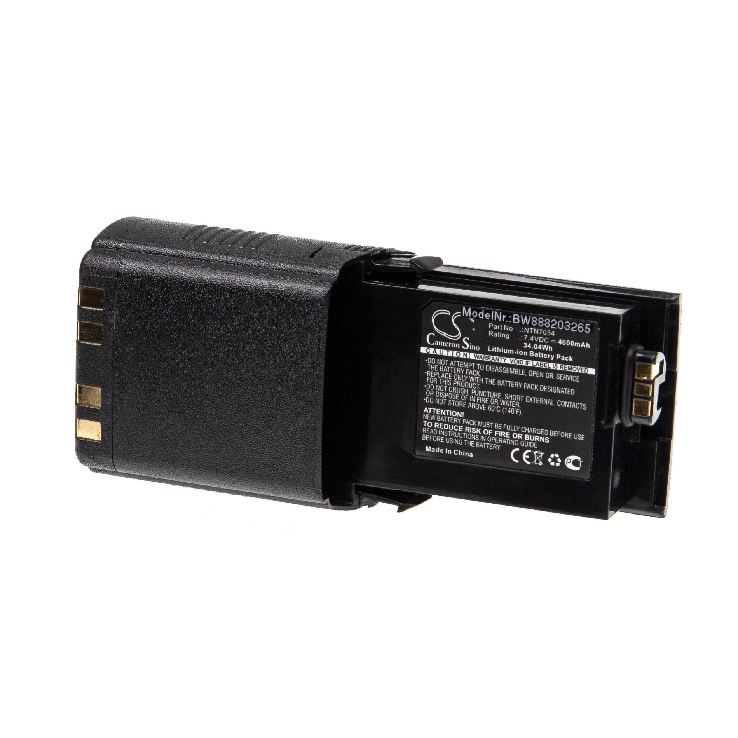 vhbw Ersatz für Motorola NNTN7038, NNTN7038A, NNTN7034A, NNTN7034B, Akku Akku Li-Ion 4600 mAh ...