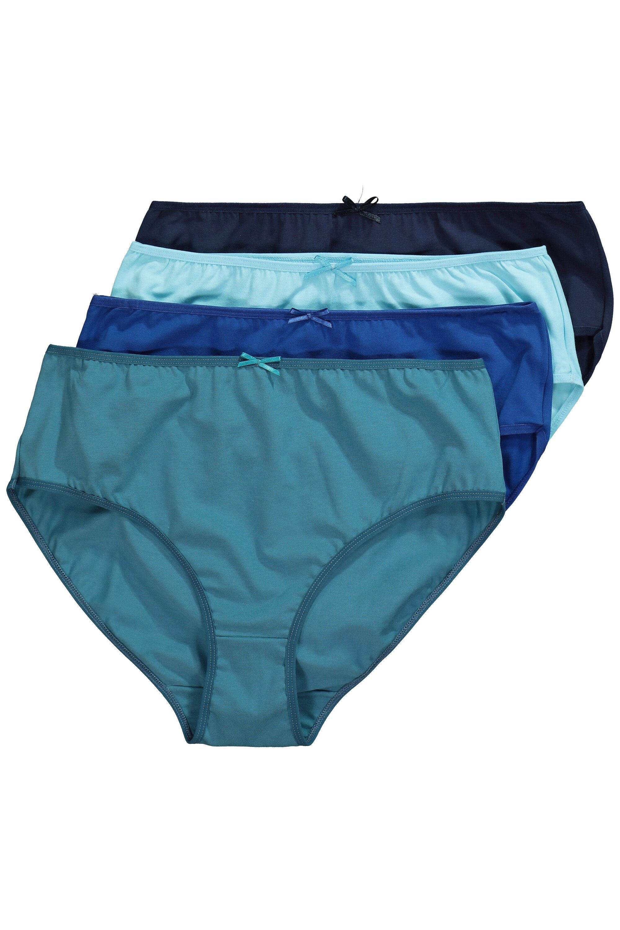 Ulla Popken Slip Midislips 4er Pack Einfarbig Midislips Im 4er Pack