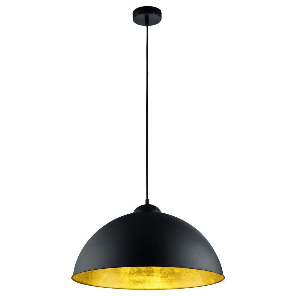 Click Licht Hängeleuchte Pendelleuchte In Schwarz Matt Und Gold E27