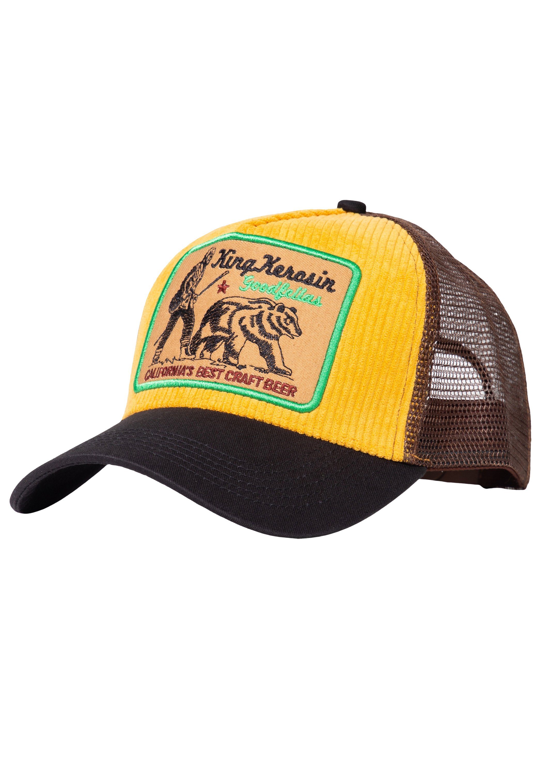 KingKerosin Trucker Cap Goodfellas (1-St) mit Cordfront, Trucker Hat ...