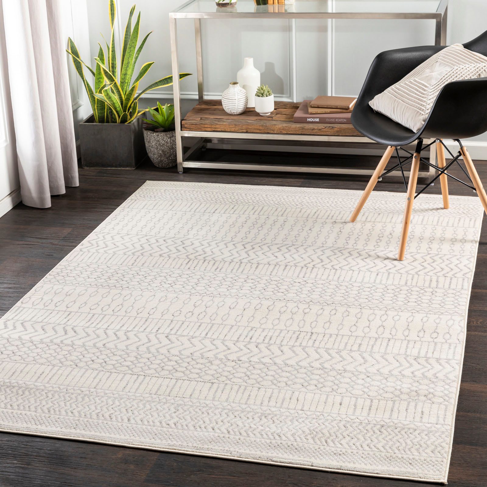 Teppich Geometric 2301 Surya Rechteckig Höhe 11 Mm Skandi Design