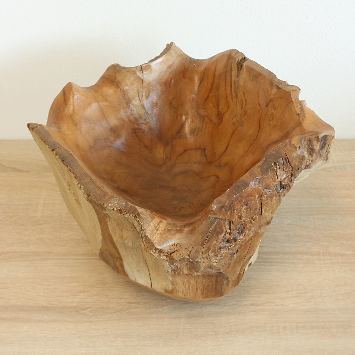 Oriental Galerie Dekofigur Holz Kübel Natur Ca 30 Cm X 30 Cm K2 1 St