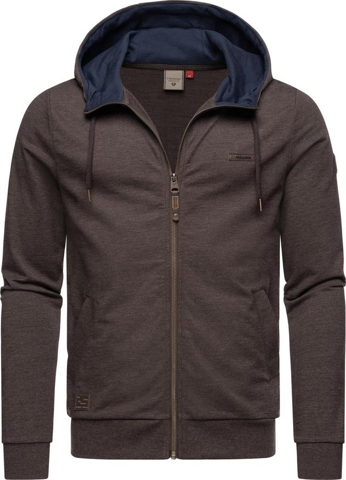 Ragwear Kapuzensweatjacke Patry Stylischer Herren Zip Sweater Mit