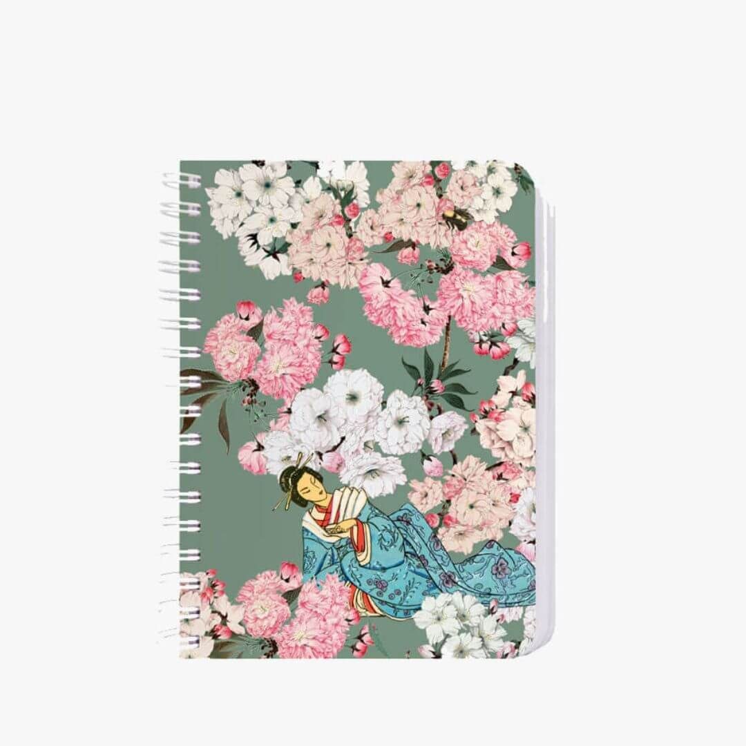 Cedon Museum Shops Notizbuch Ringbuch Geisha ruhend DIN A6