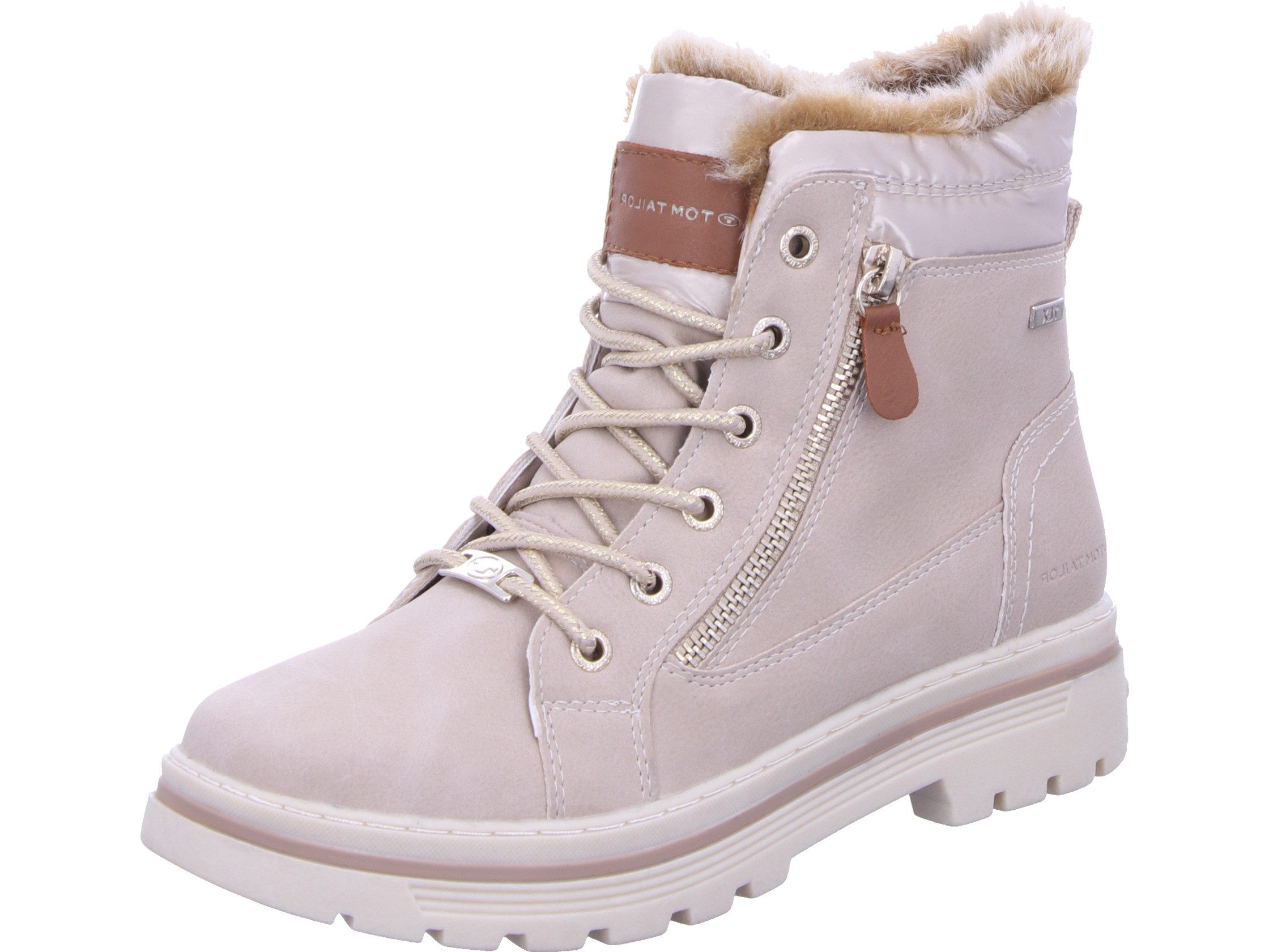 TOM TAILOR Winterboots TEX-Membran, Reißverschluß & Schnürung