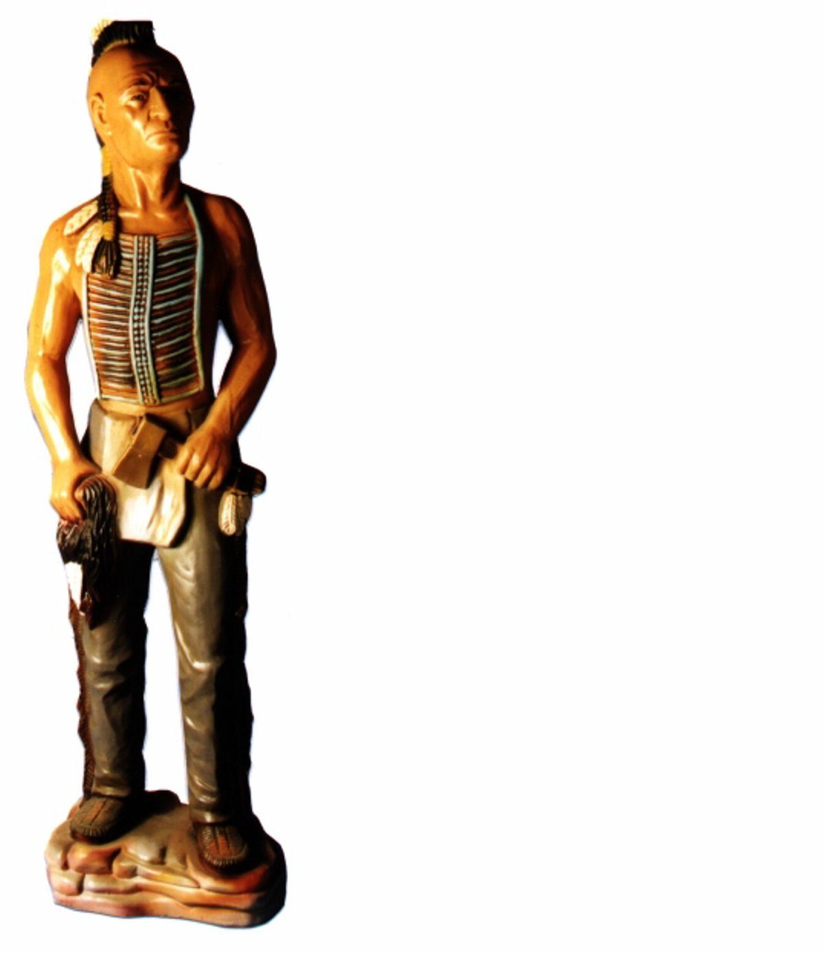 Jvmoebel Dekoobjekt Figur Amerika Ureinwohner Usa Wild West Statue
