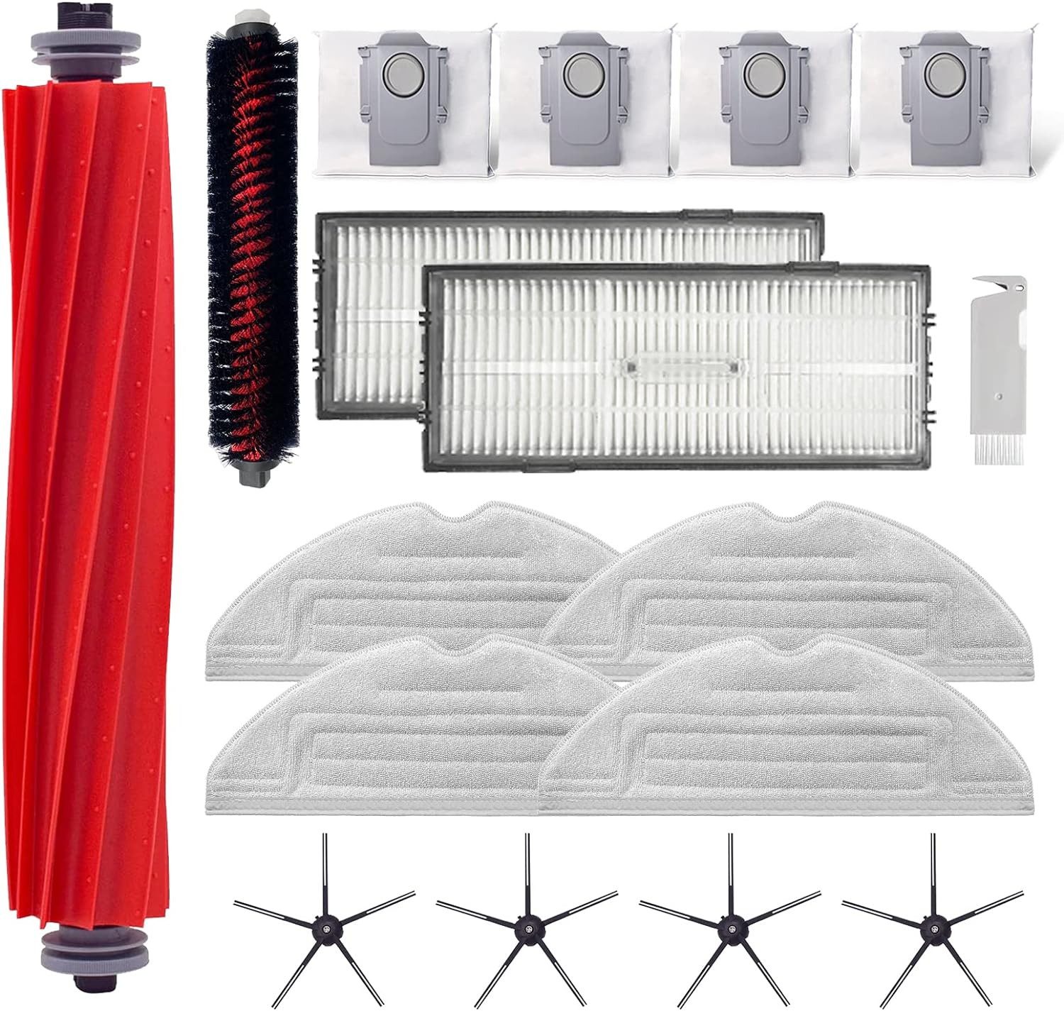 Felixleo Staubsaugerdüsen Set Zubehör Set Für Roborock S7 Pro Ultra
