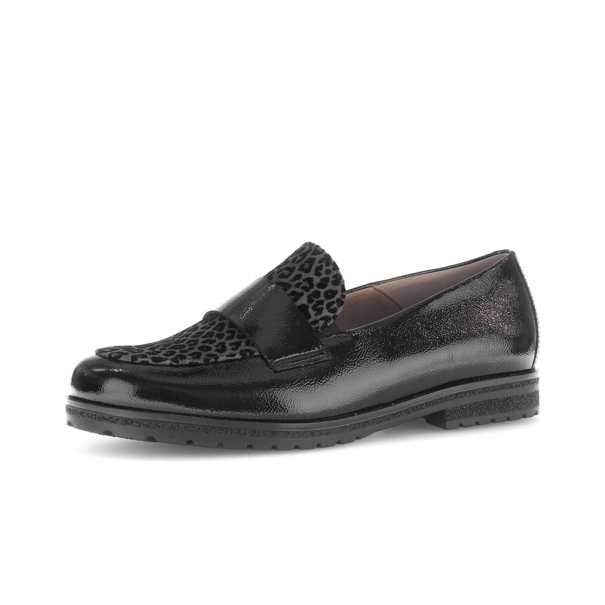 Gabor Slipper Materialmix Leder Slipper, Schlupfschuh