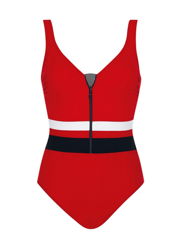 Sunflair Badeanzug Beach Basic Red Shapewear Badeanzug Mit Softcups Monokini Swimsuit