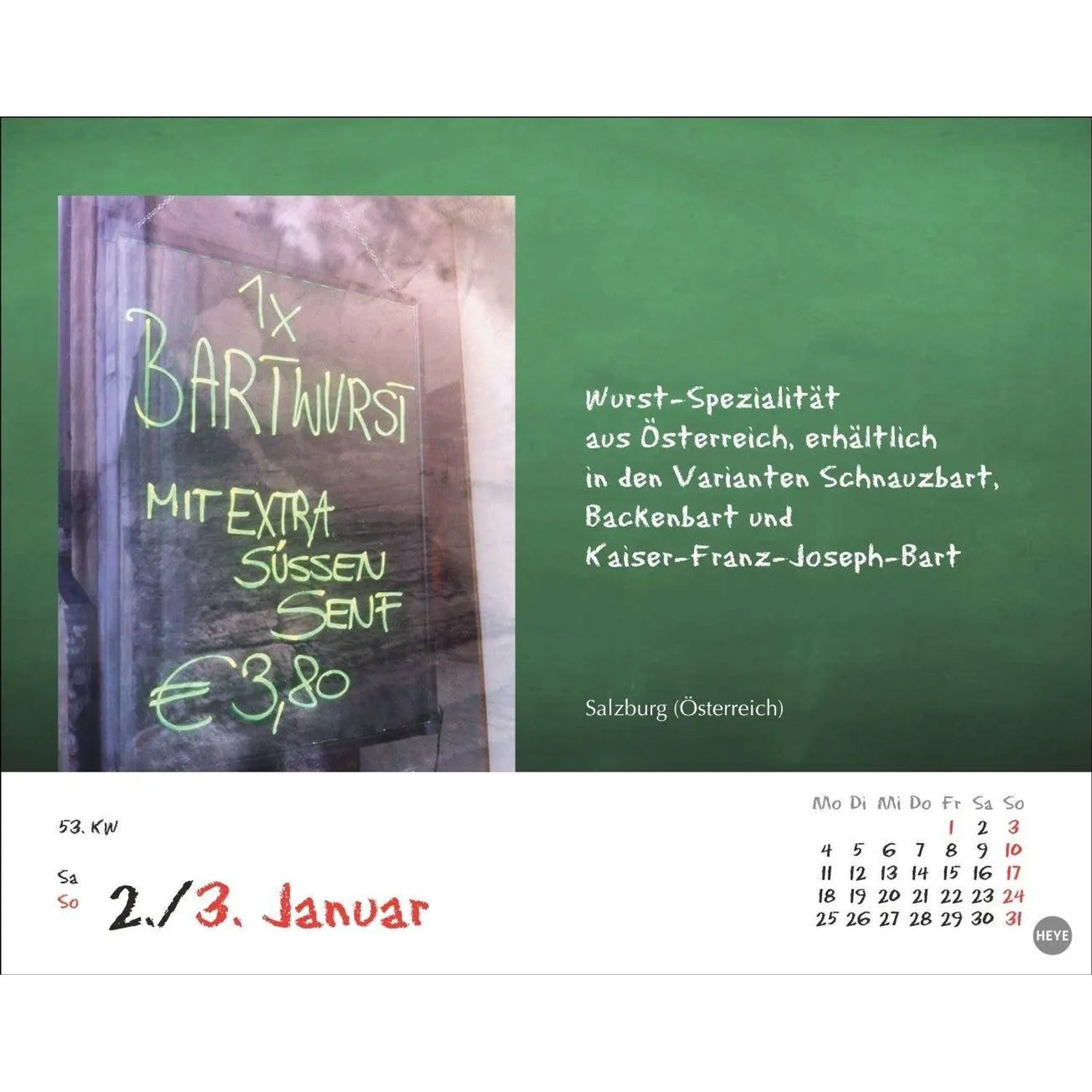 HEYE Abreißkalender Bastian Sick Tagesabreißkalender 2027