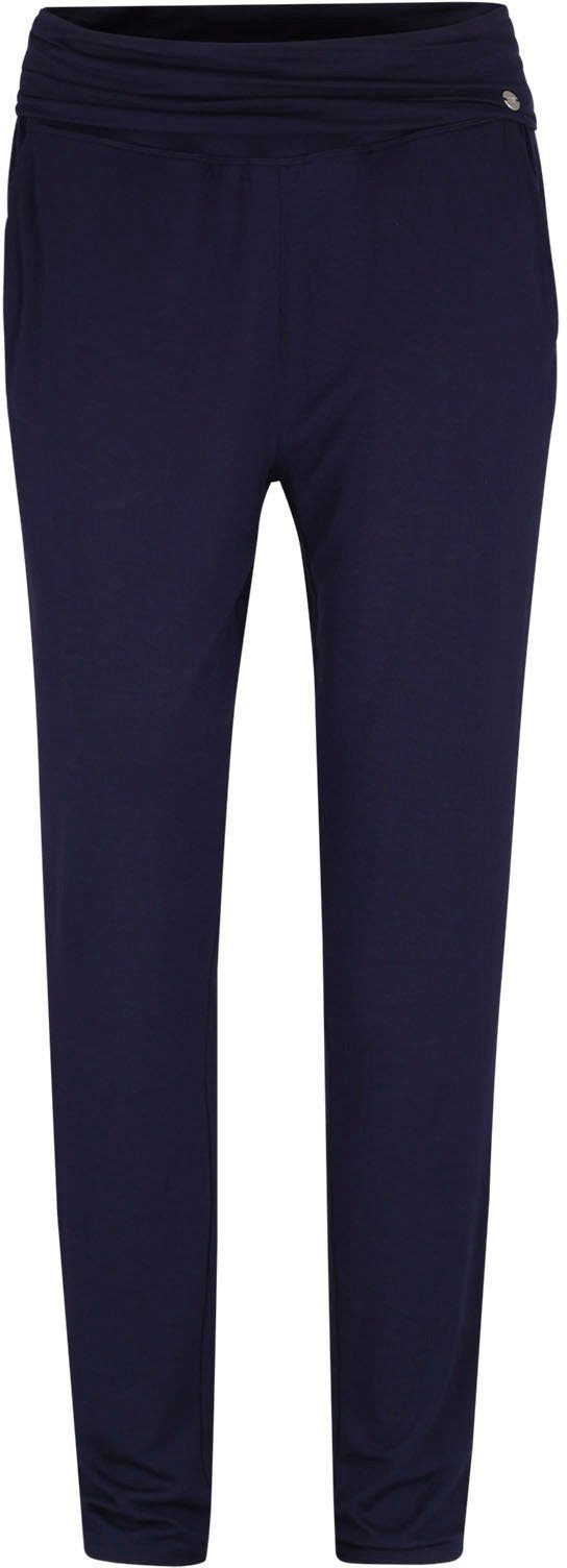 Tom Tailor Schlafhose Tom Tailor Damen Lange Hose Blau Uni 1 Tlg