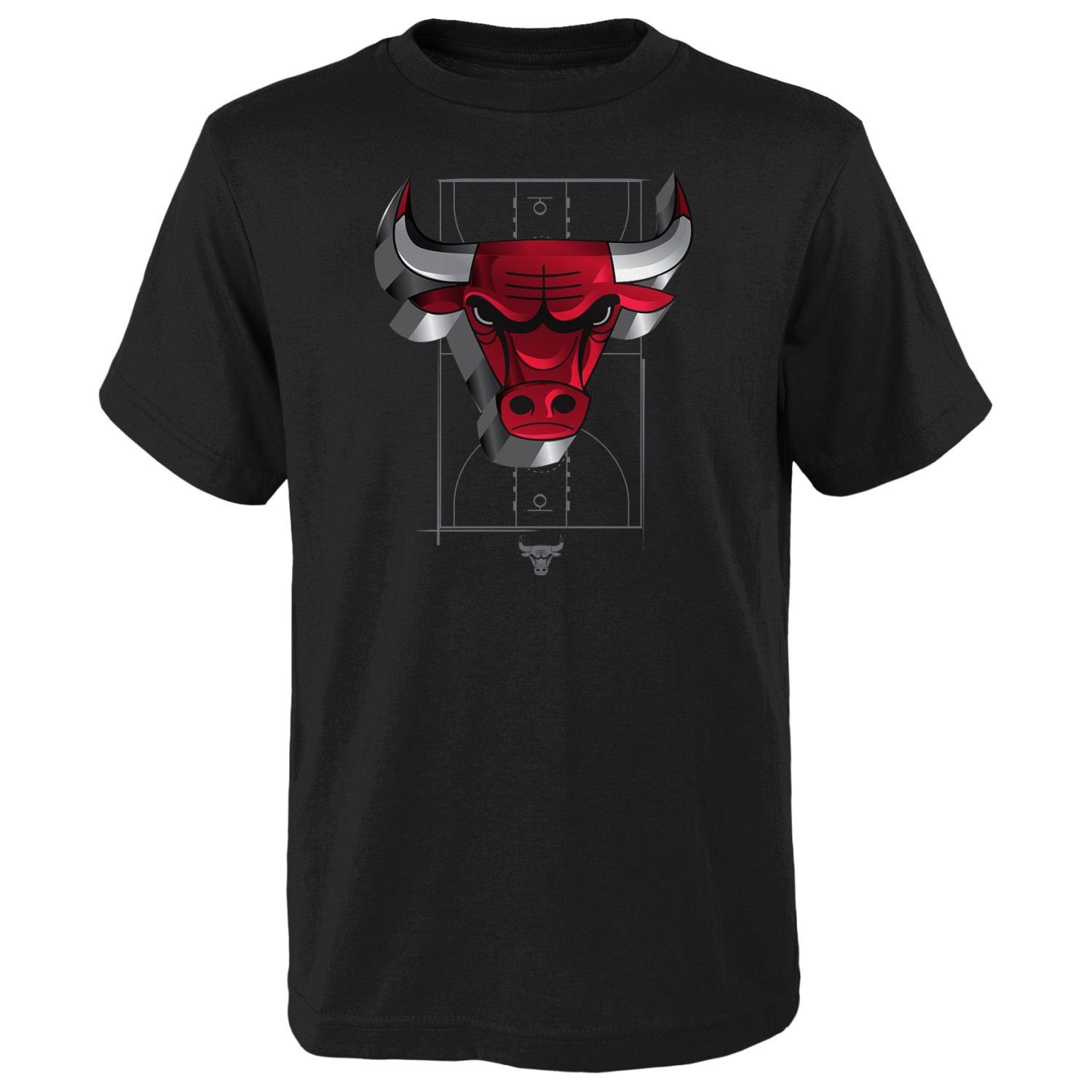Outerstuff Print-Shirt Outerstuff NBA 3D LOGO Chicago Bulls
