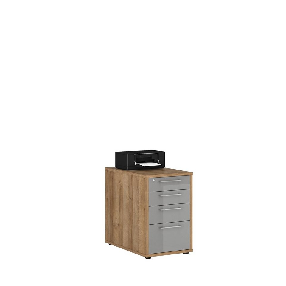 Möbelando Container 1352 Hxt 75x80 Cm In Riviera Eiche Kieselgrau