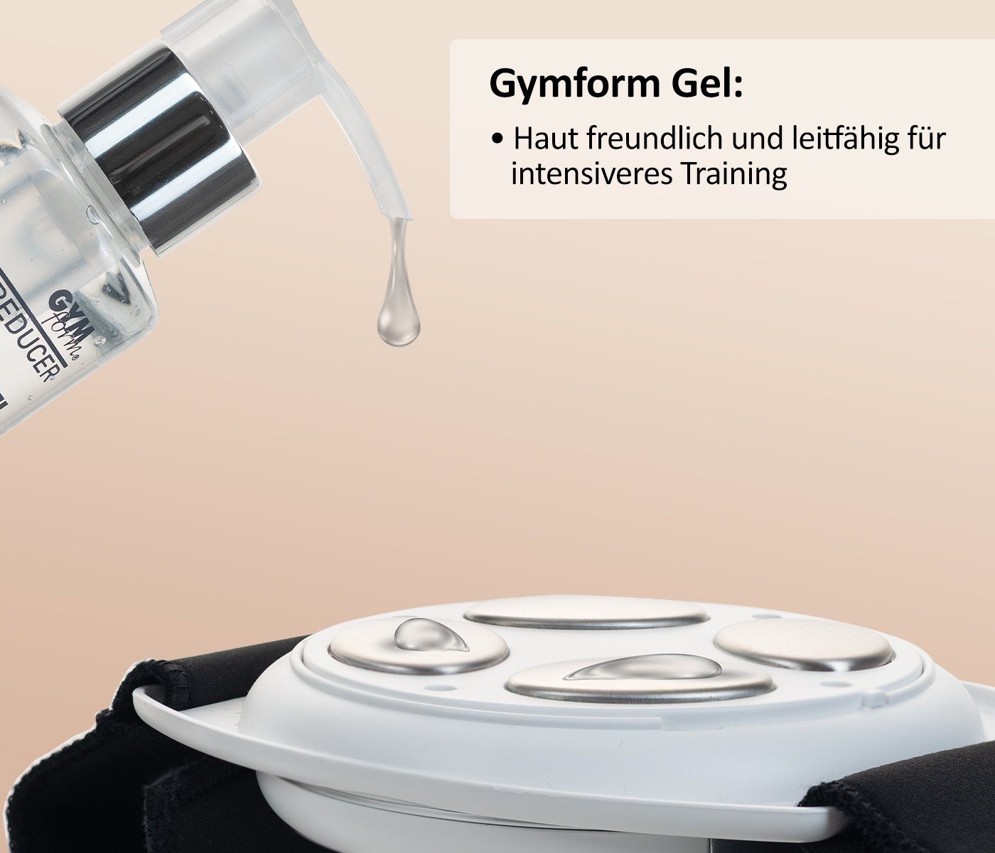 Genius EMS-Bauchmuskeltrainer Gymform Electro Fat Reducer Bauchmuskeltrainer EMS Trainingsgerät ...