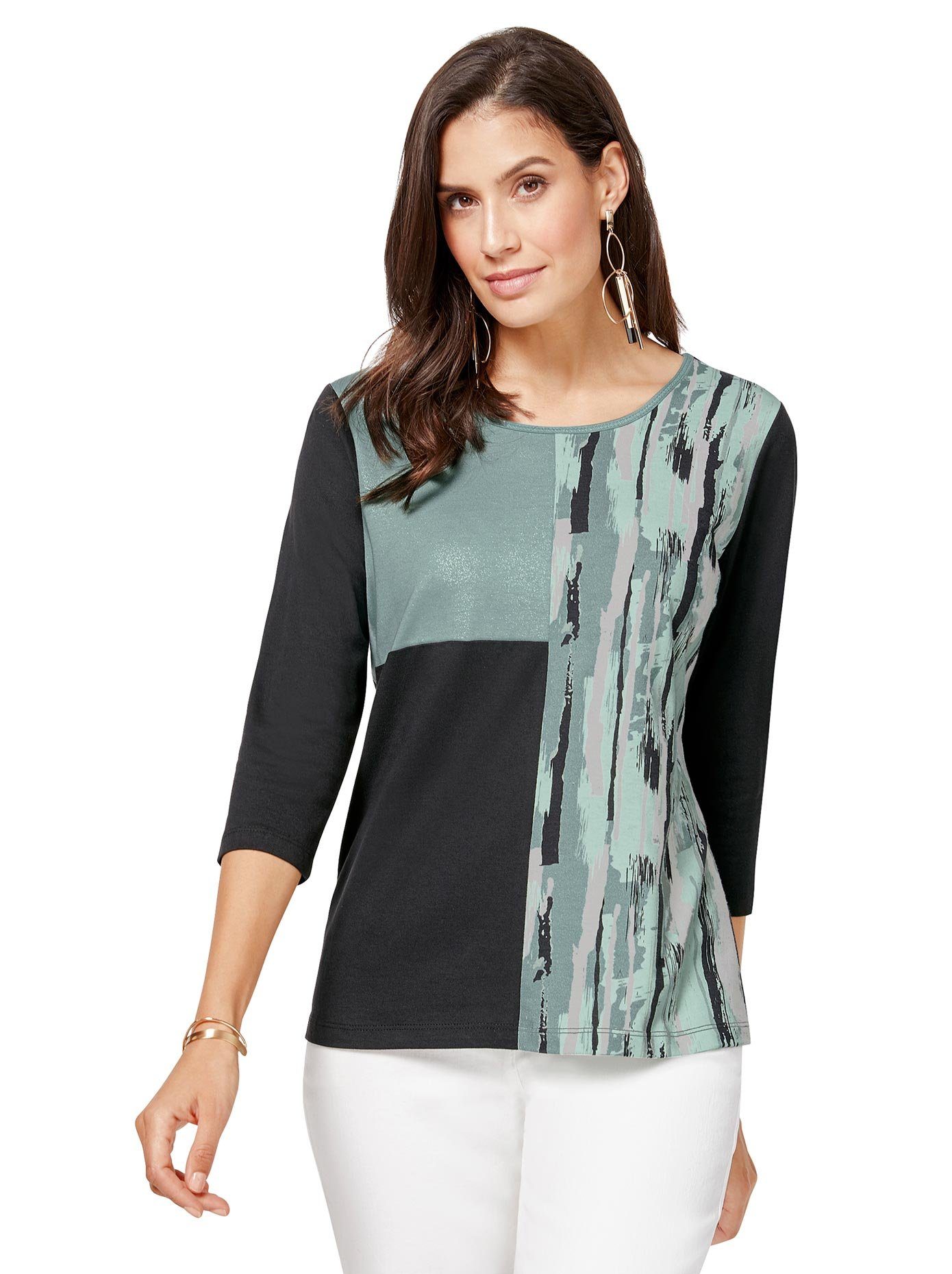 Classic Basics 3 4 Arm Shirt Mit 50 Baumwolle Online Kaufen OTTO Classic Basics 3 4 Arm Shirt Mit 50 Baumwolle Online Kaufen OTTO
