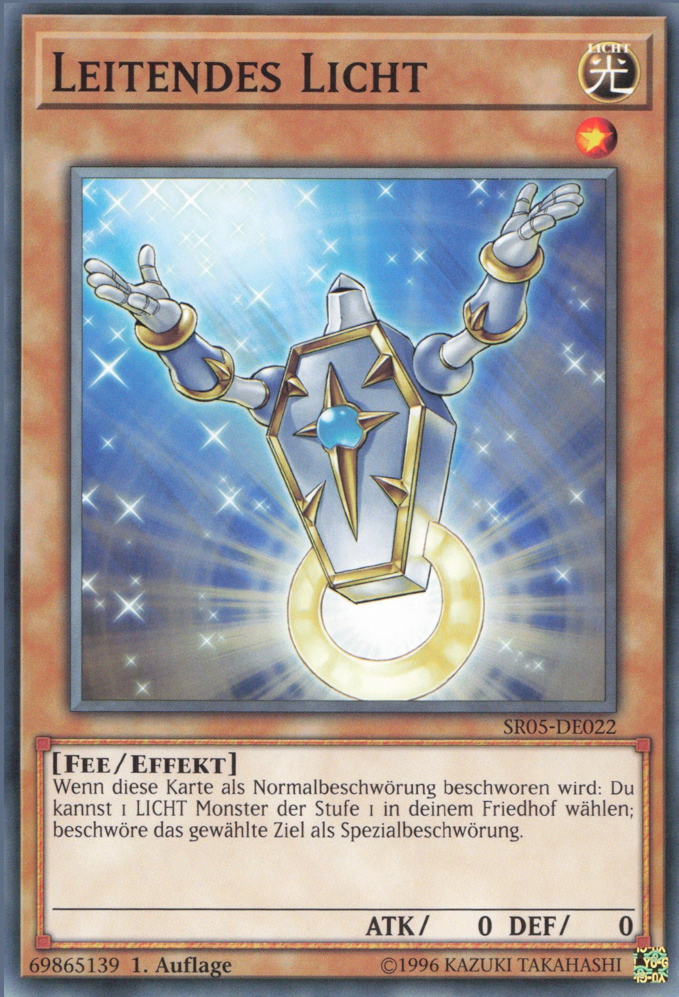 Recollectibles Sammelkarte Yugioh Karte Leitendes Licht Deutsch Yu Gi