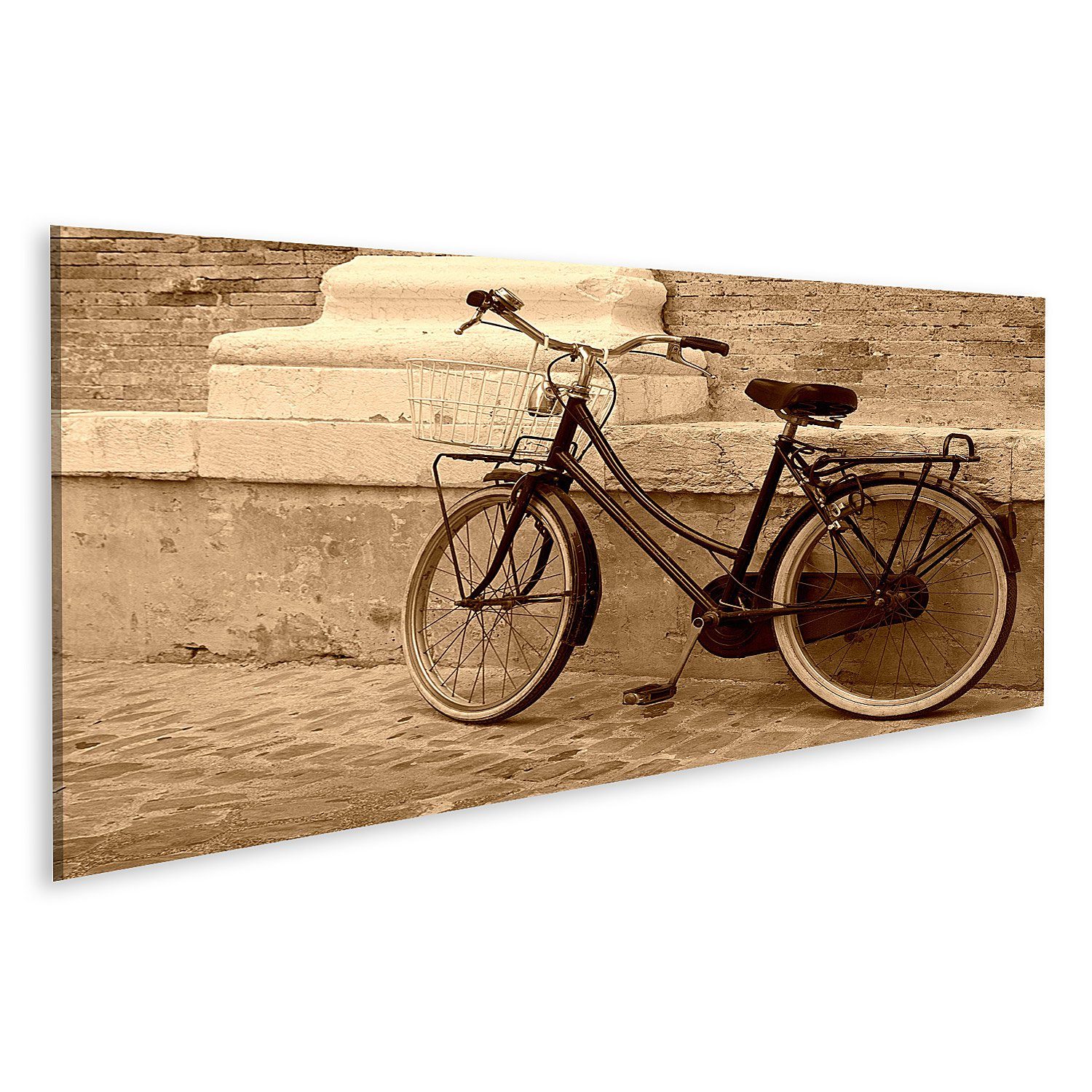 Islandburner Leinwandbild Bild Auf Leinwand Altes Vintage Fahrrad