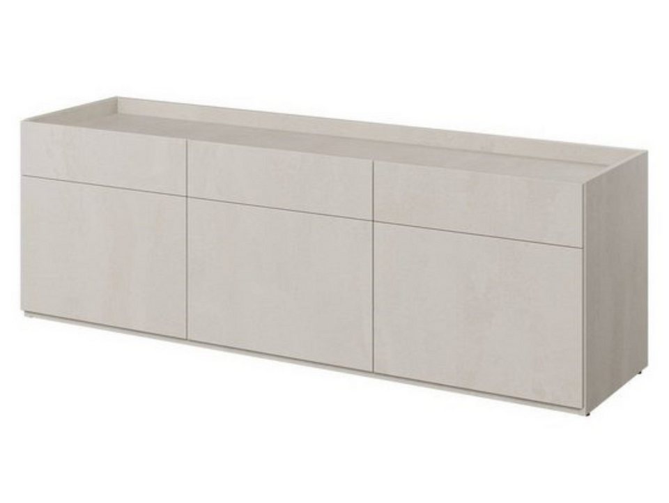 Compleo Kommode 3 Türen Ohne Griffe Breite150cm Teen Flex Modern Design