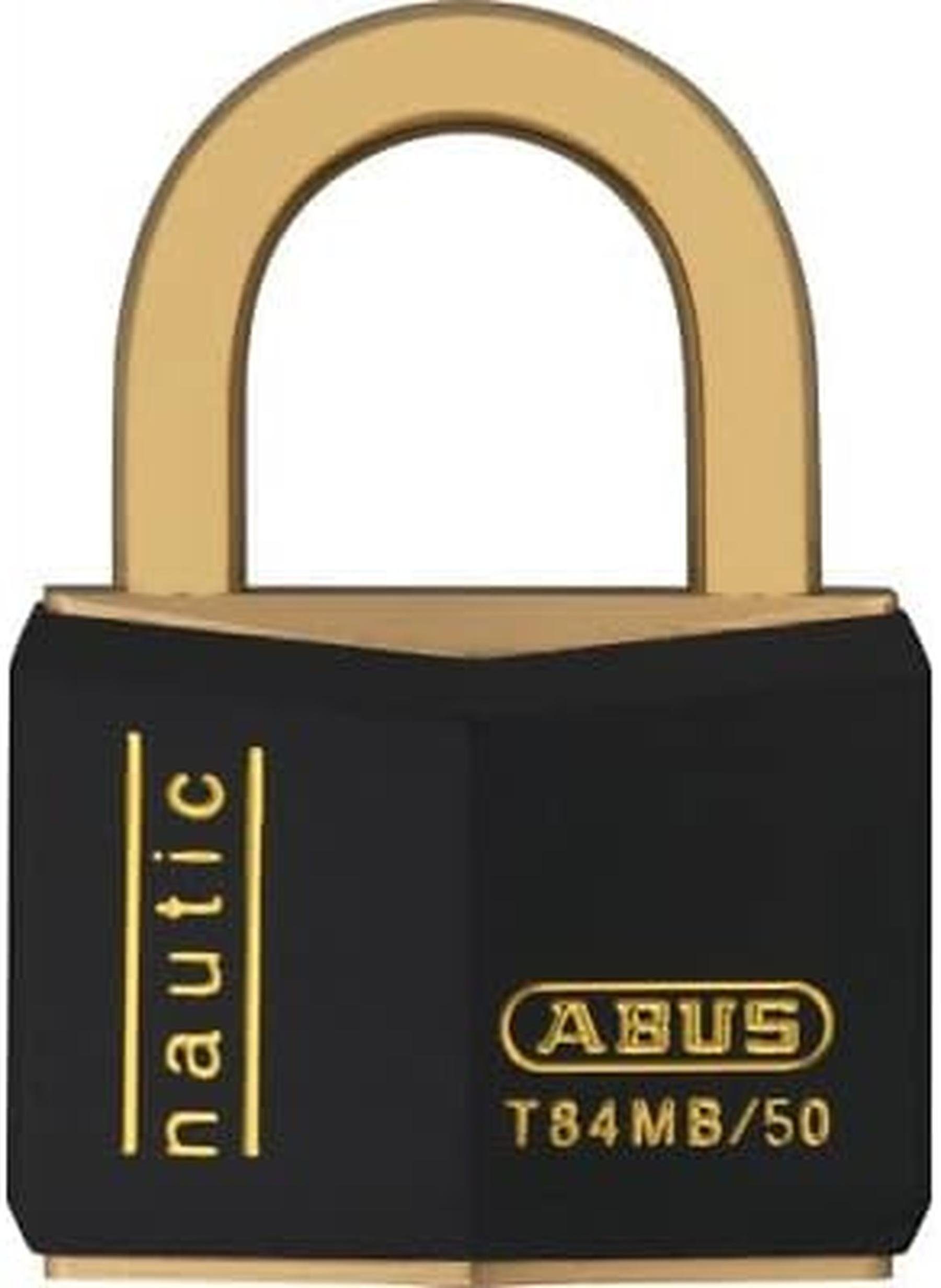ABUS TSA-Vorhängeschloss ABUS® Vorhangschloss T84MB/50 nautic Messing Hangschloss Schloss