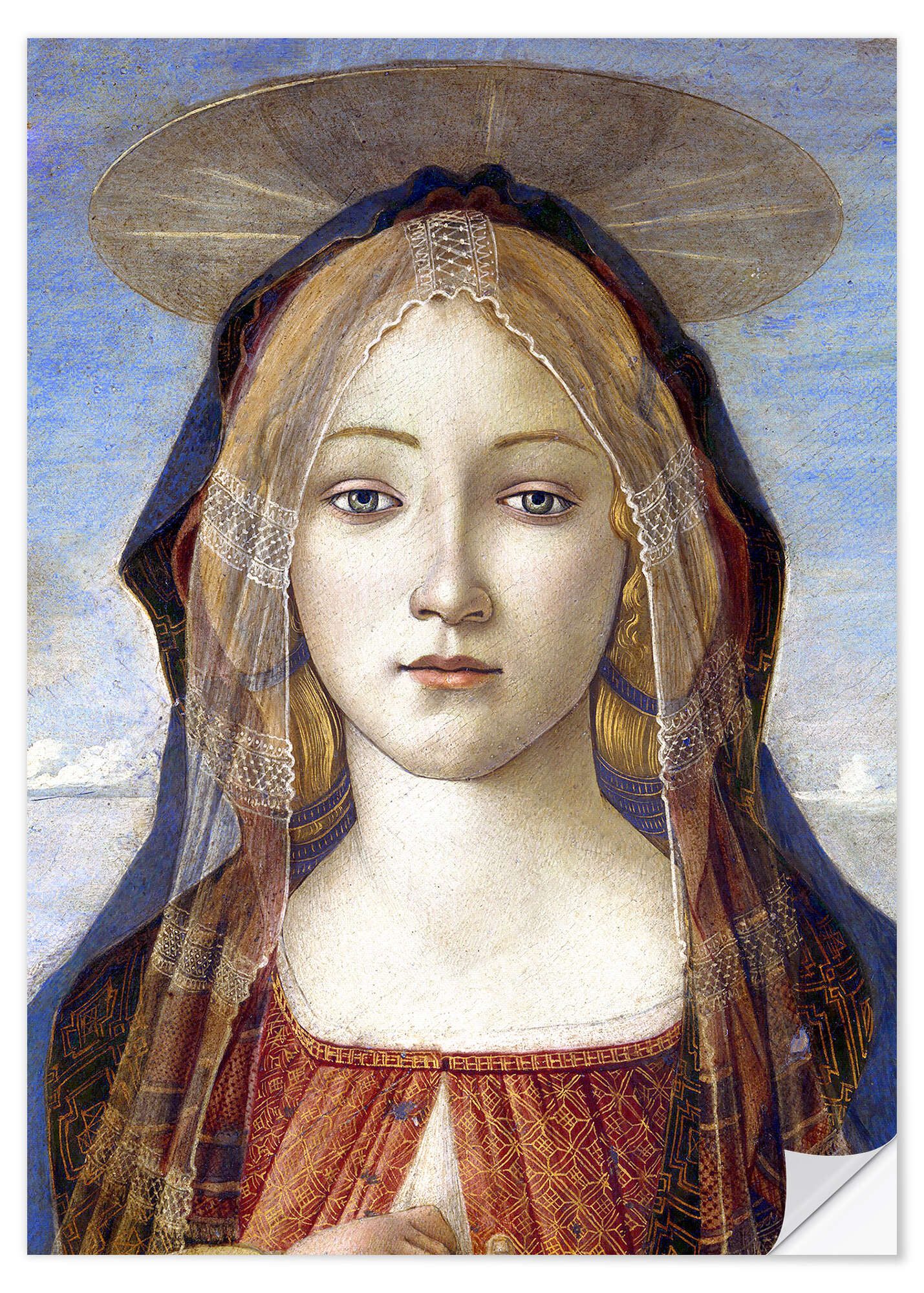Posterlounge Wandfolie Sandro Botticelli Jungfrau Und Das Kind Mit