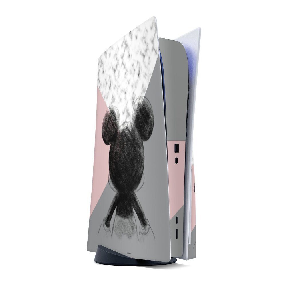 Deindesign Handyhülle Disney Marmor Mickey Mouse Mickey Mouse Scribble
