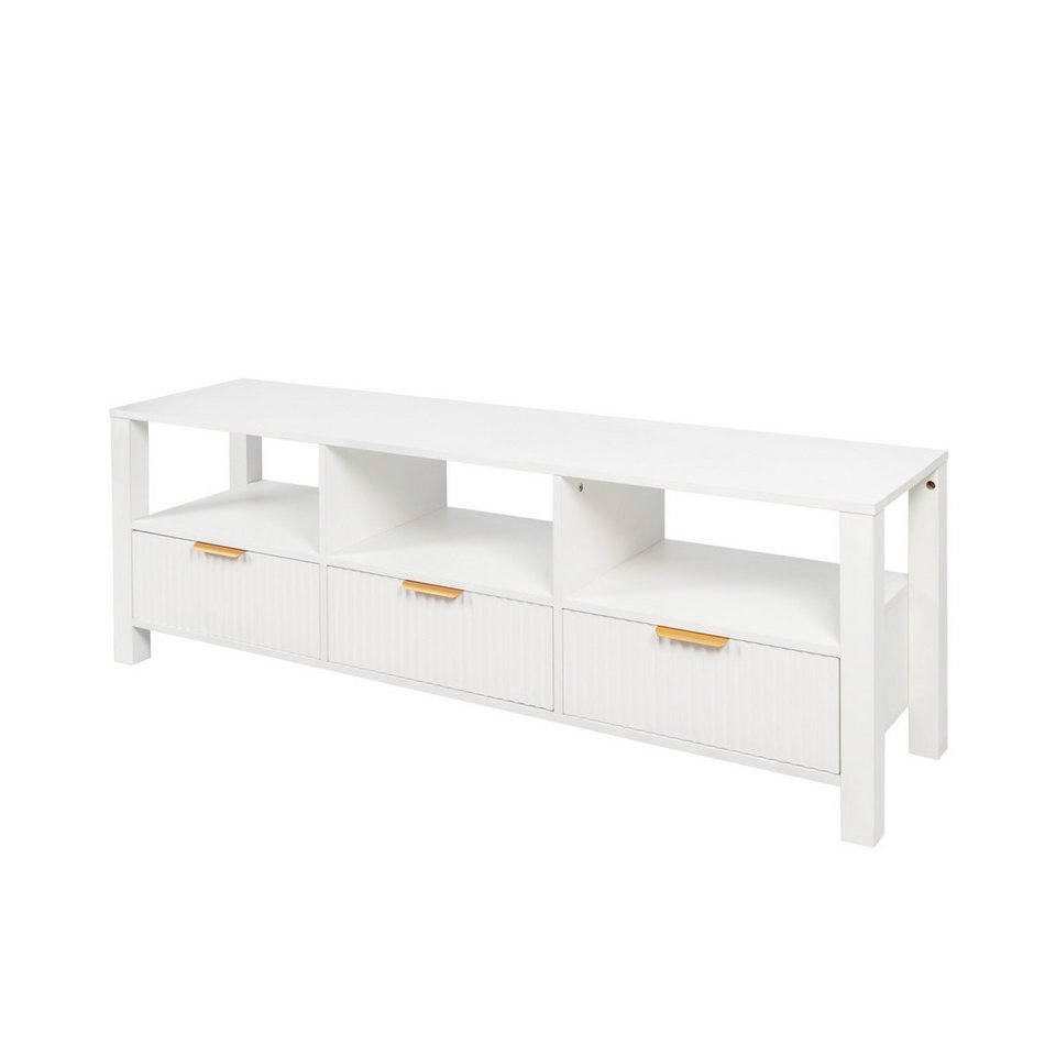 Okwish Lowboard Mit Led Beleuchtung Fernsehtisch Tv Board 1 St 4