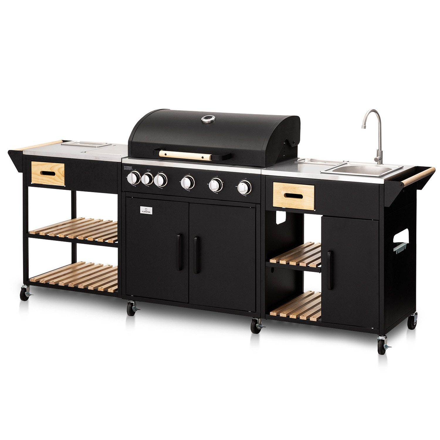 Klarstein Gasgrill Jersey Outdoor Kitchen, Set, Außenküche Grill ...