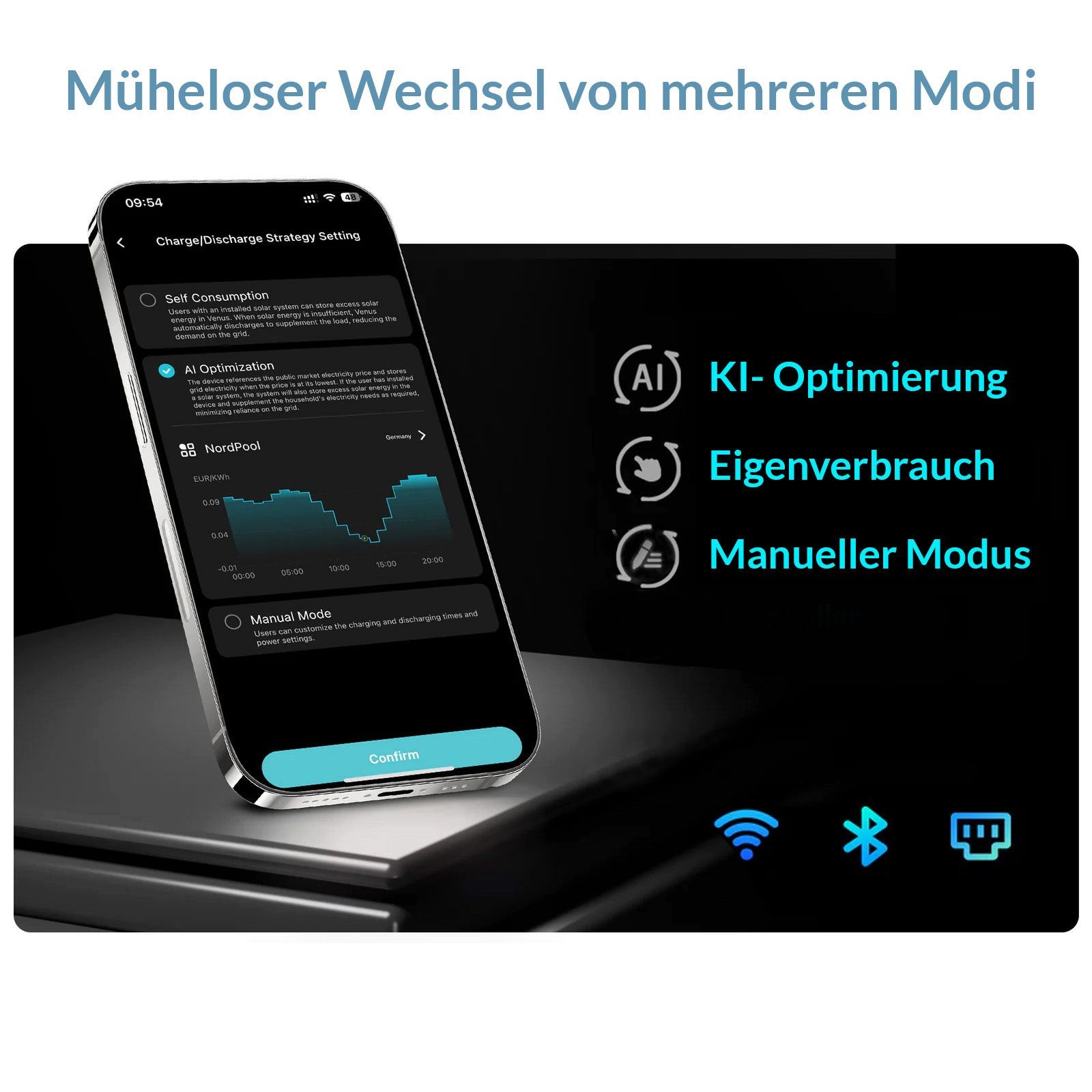 Marstek VENUS E NewGen 5,12 kWh AC-Solarspeicher Stromspeicher MARSTEK ...