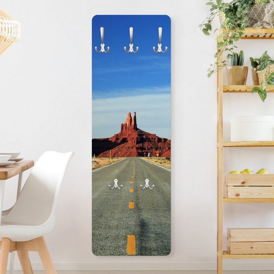 Bilderdepot24 Garderobenpaneel Blau Natur Colorado Plateau Design