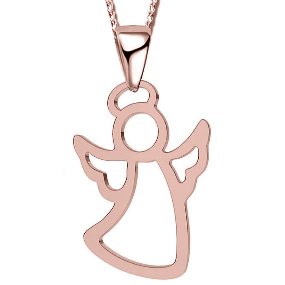 Limana Kette mit Anhänger echt 925 Sterling Silber Schutzengel ...