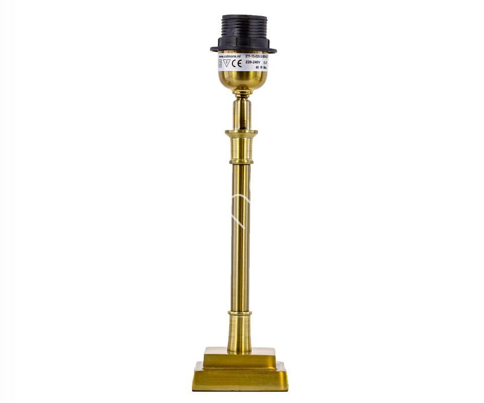 Colmore Tischleuchte Tischlampe Leuchte Lampenfuß Gold Quadratisch