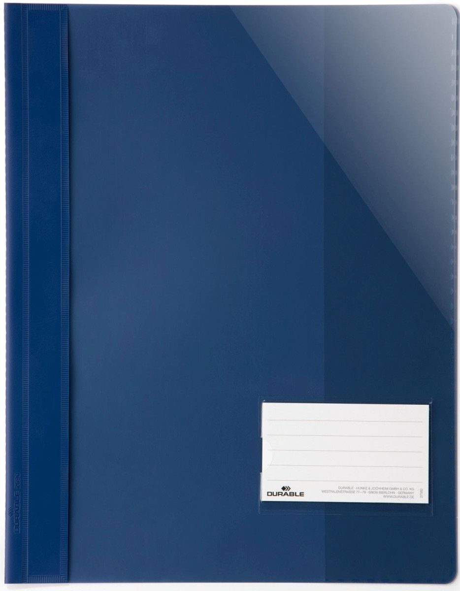 DURABLE Hefter, Abheftvorrichtung und Einstecktasche vorhanden