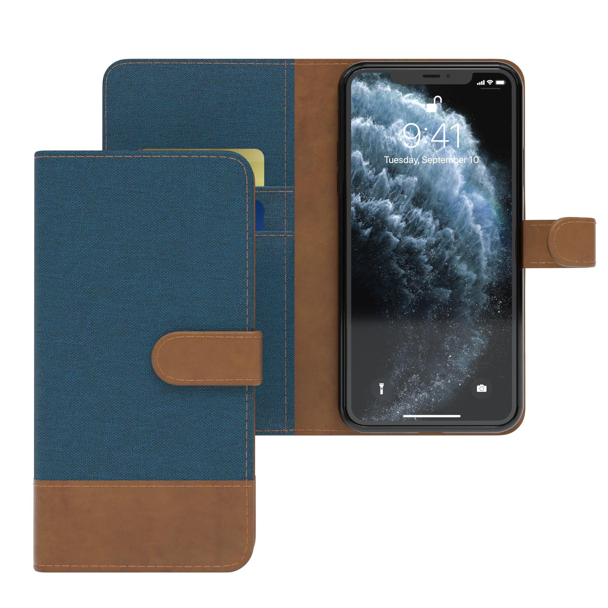 Eazy Case Handyhülle Bookstyle Jeans Für Apple Iphone 11 Pro Max 65