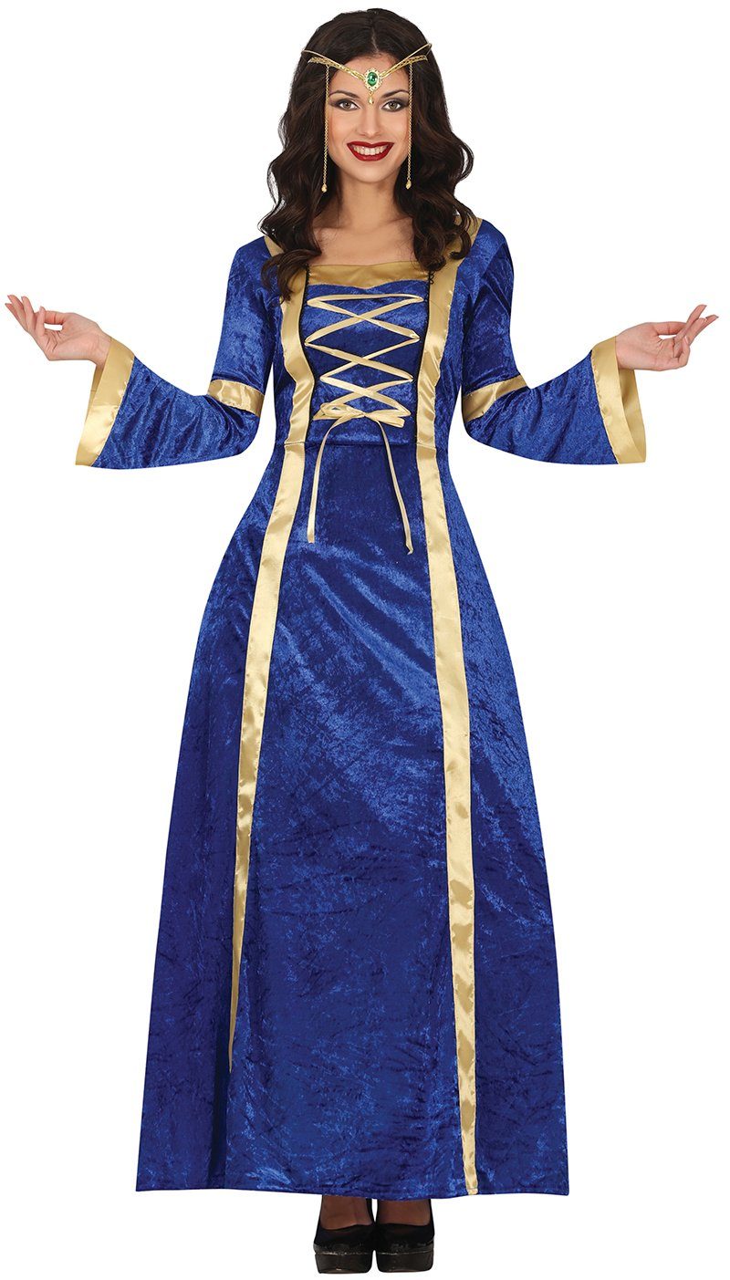 Fiestas Guirca Kostüm Erstklassiges Mittelalterliches Dame Kleid Für