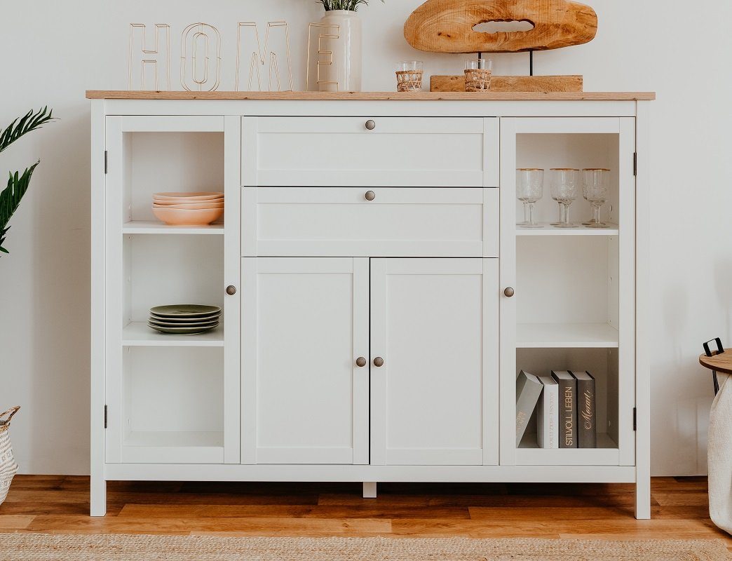 Weiße Landhausstil Highboards online kaufen | OTTO