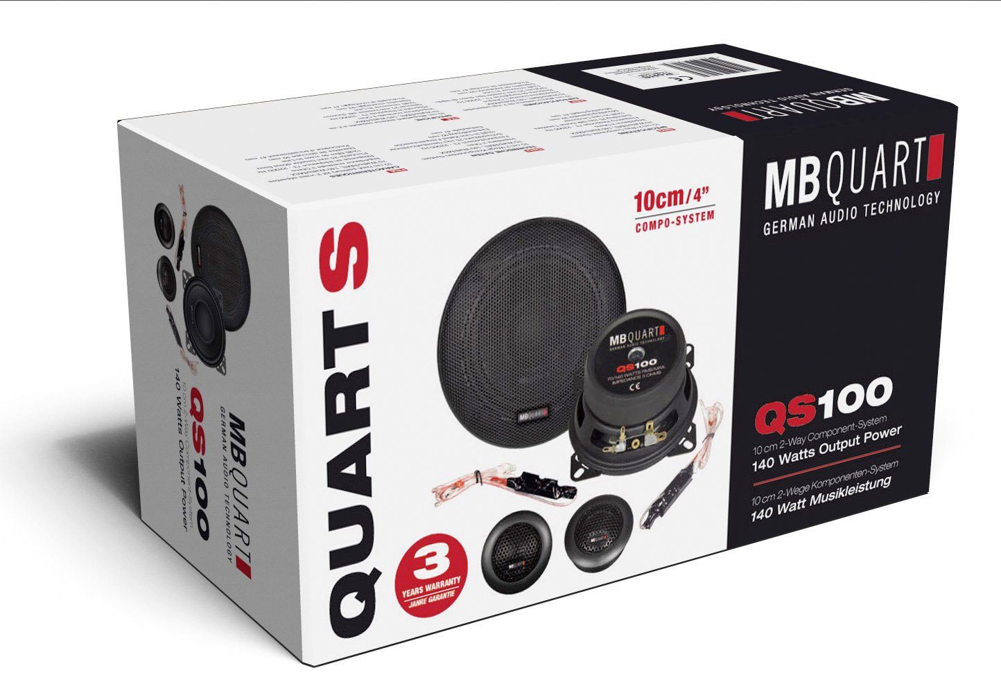 MB Quart MB Quart QS100 - 10cm Kompo Lautsprecher System Auto-Lautsprecher (MB Quart QS100 ...