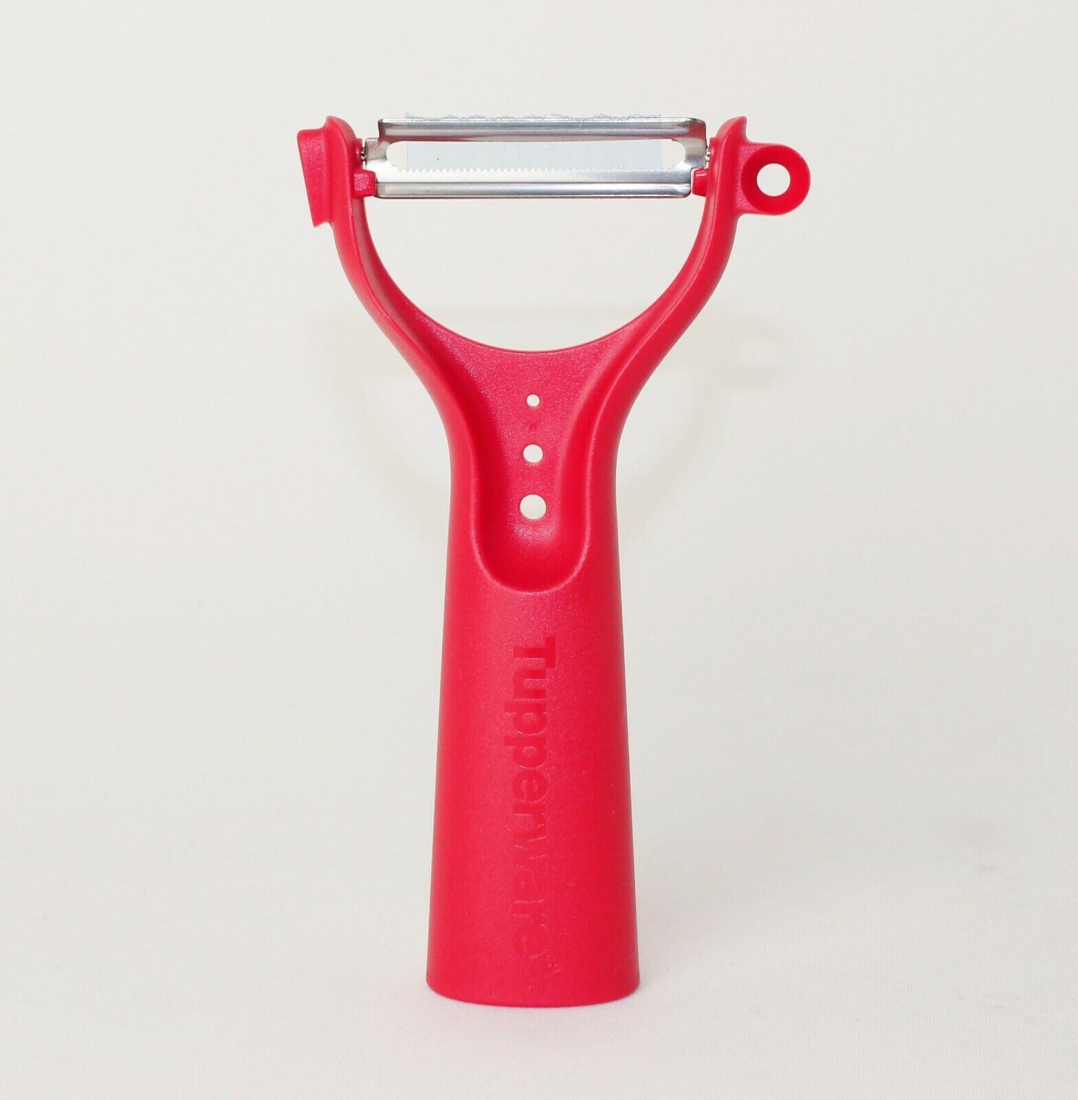TUPPERWARE Sparschäler Tupperware Universalschäler, Sparschäler rot mit ...