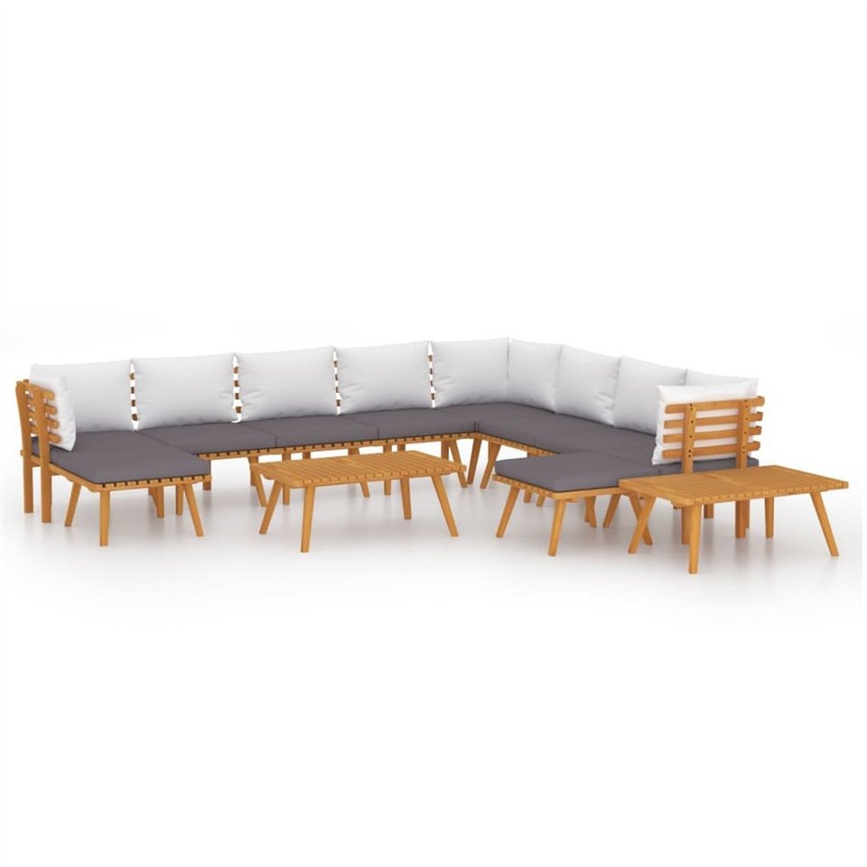 Dotmall Gartenlounge Set 12 Tlg Garten Lounge Set Mit Kissen