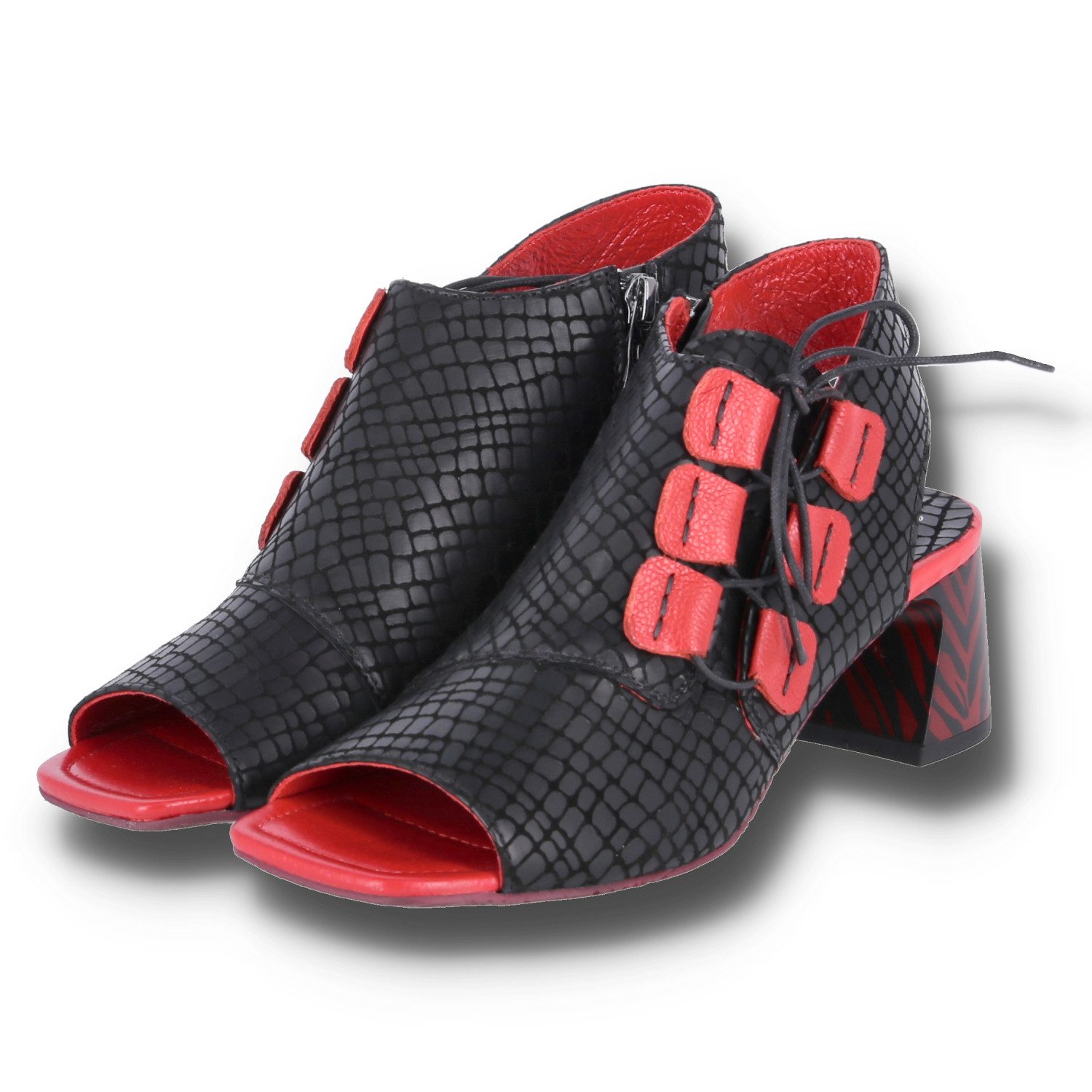 Simen Sandaletten Sandalette, atmungsaktives Echtleder