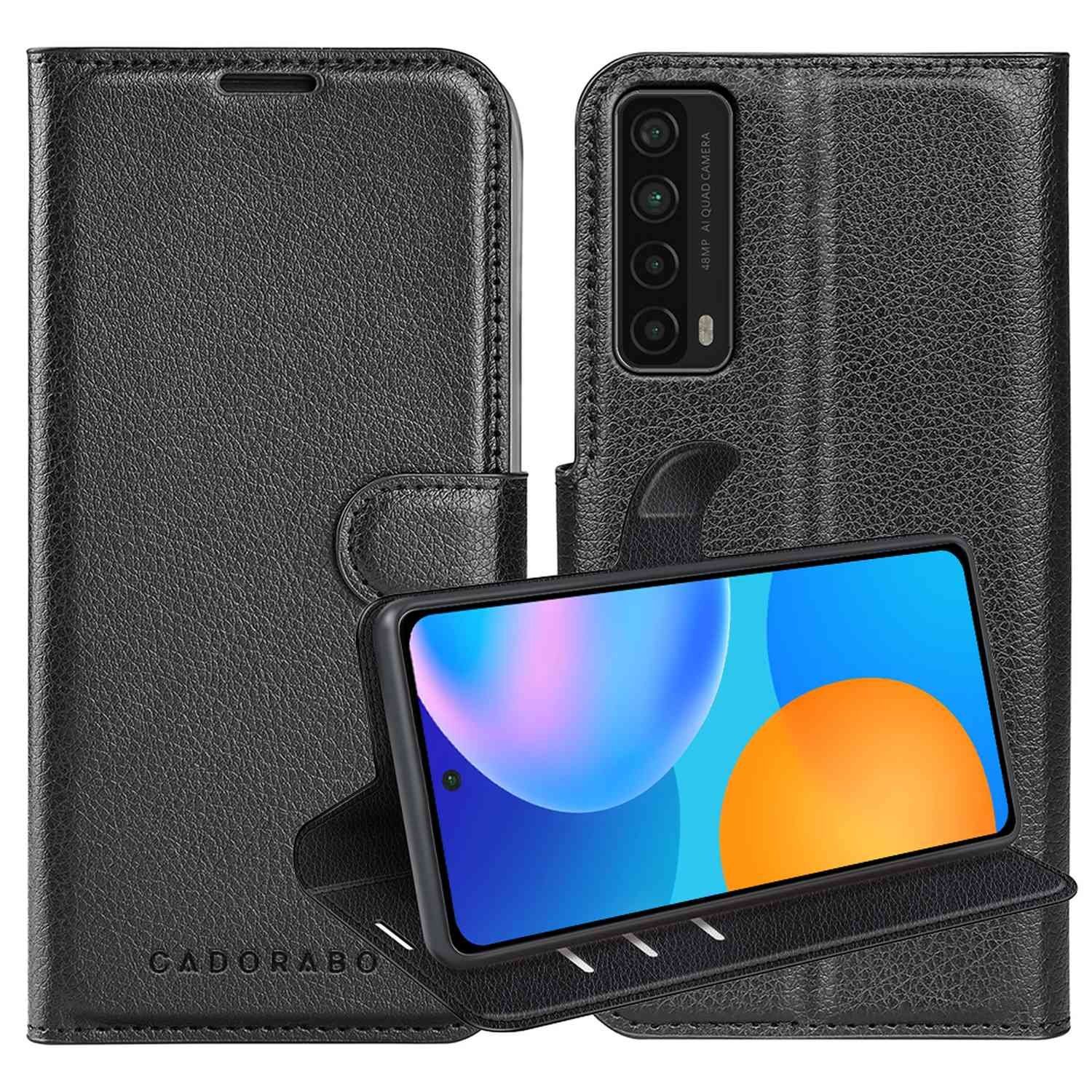 Cadorabo Handyhülle Book Stand Huawei P Smart 2021 Klappbare Handy