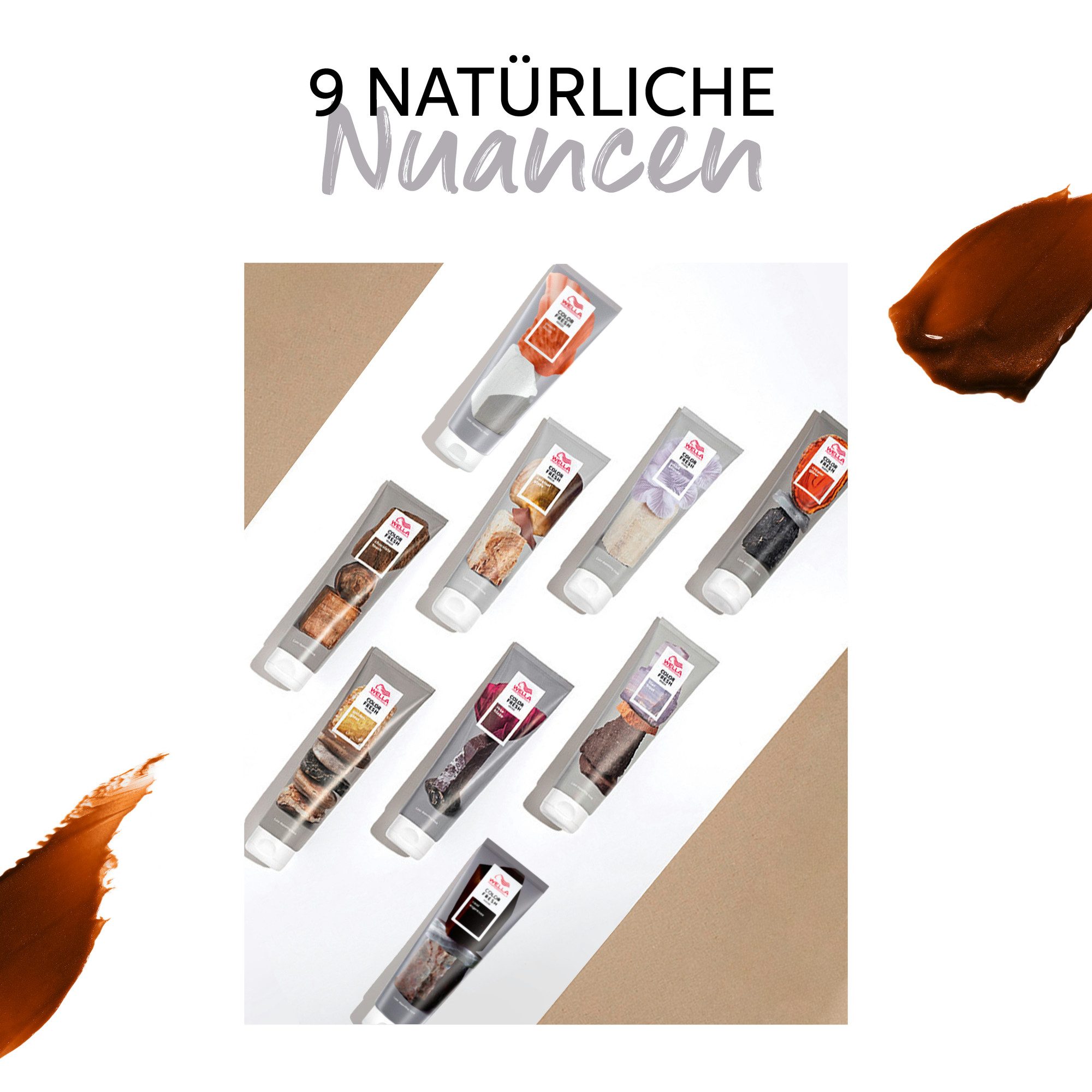 Wella Professionals Haarmaske Color Fresh Mask Copper Glow, frei von ...