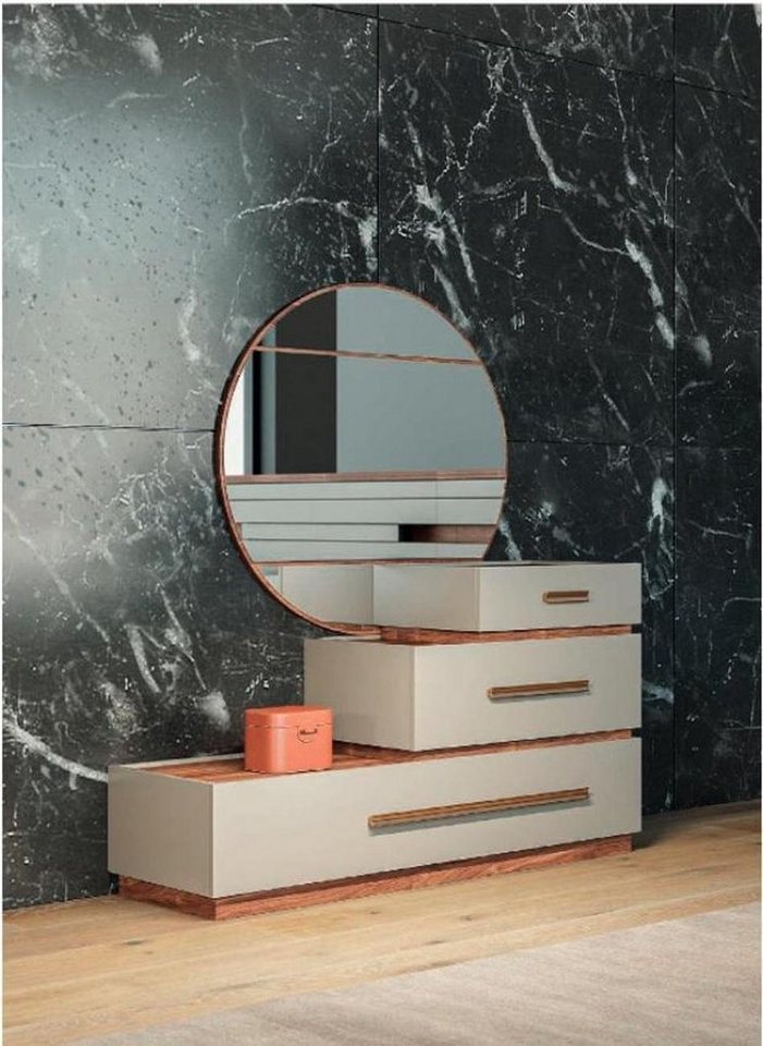 Jvmoebel Kommode Möbel Schlafzimmer Set 2tlg Kommode Mit Spiegel Modern